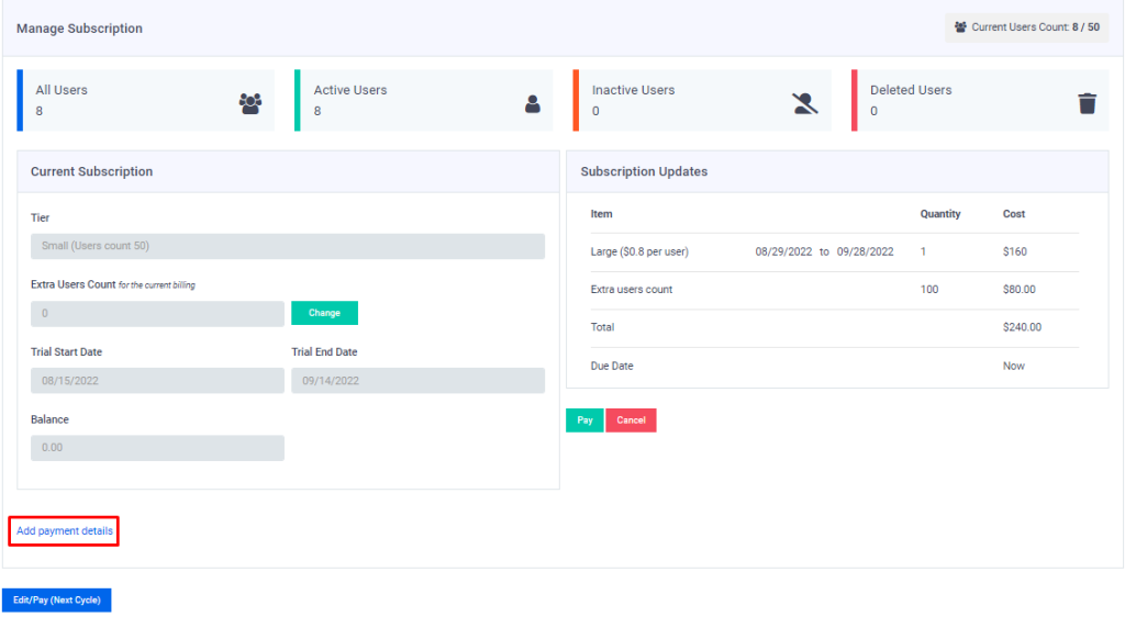 How to Change SmileMe.In Tier – FaceGraph Knowledgebase